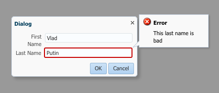 ADF Practice: Popup, Dialog and Input Components