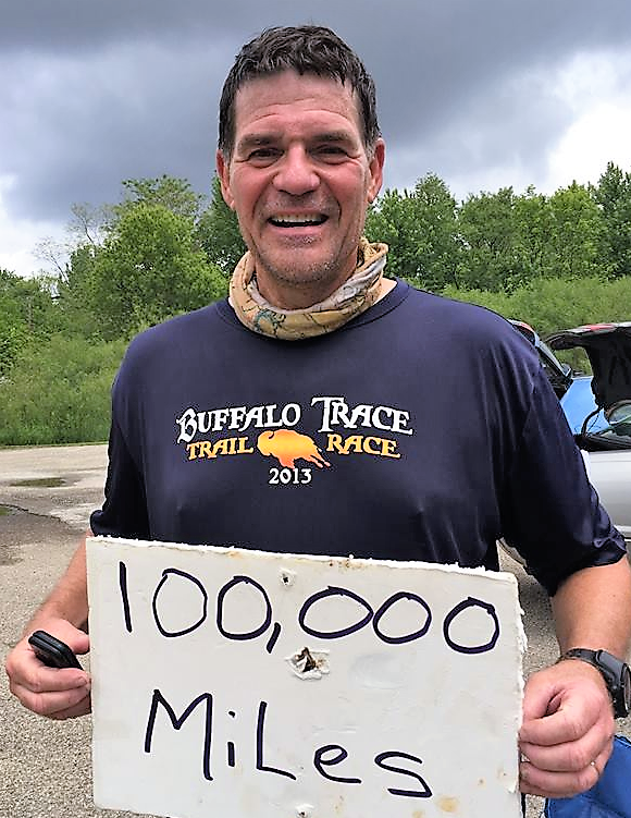 100K Lifetime Miles: Jeff Riddle has run 101,782 miles (Jan. 1, 2018)