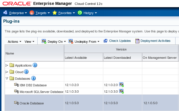Oracle Knowledge Table: EM12c - Deploy the Latest Database Plugin to ...