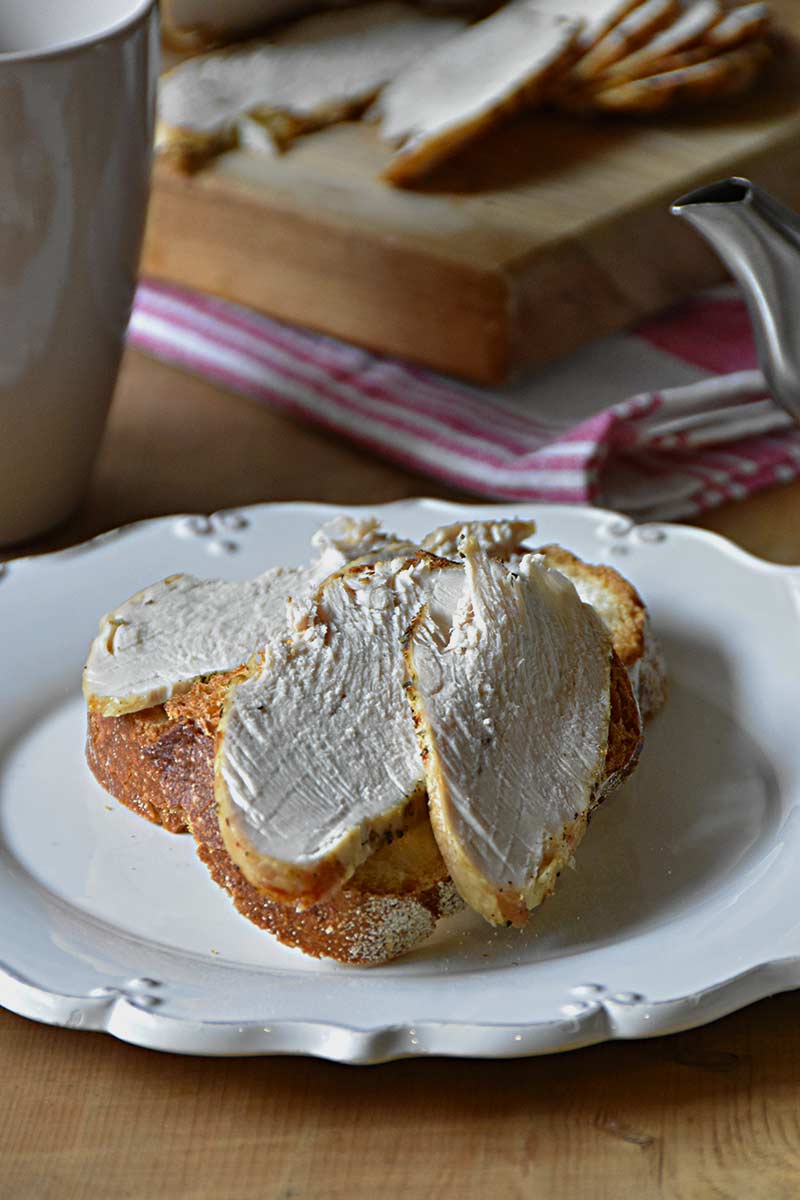 Pechuga natural de pavo cocido — Chez Silvia