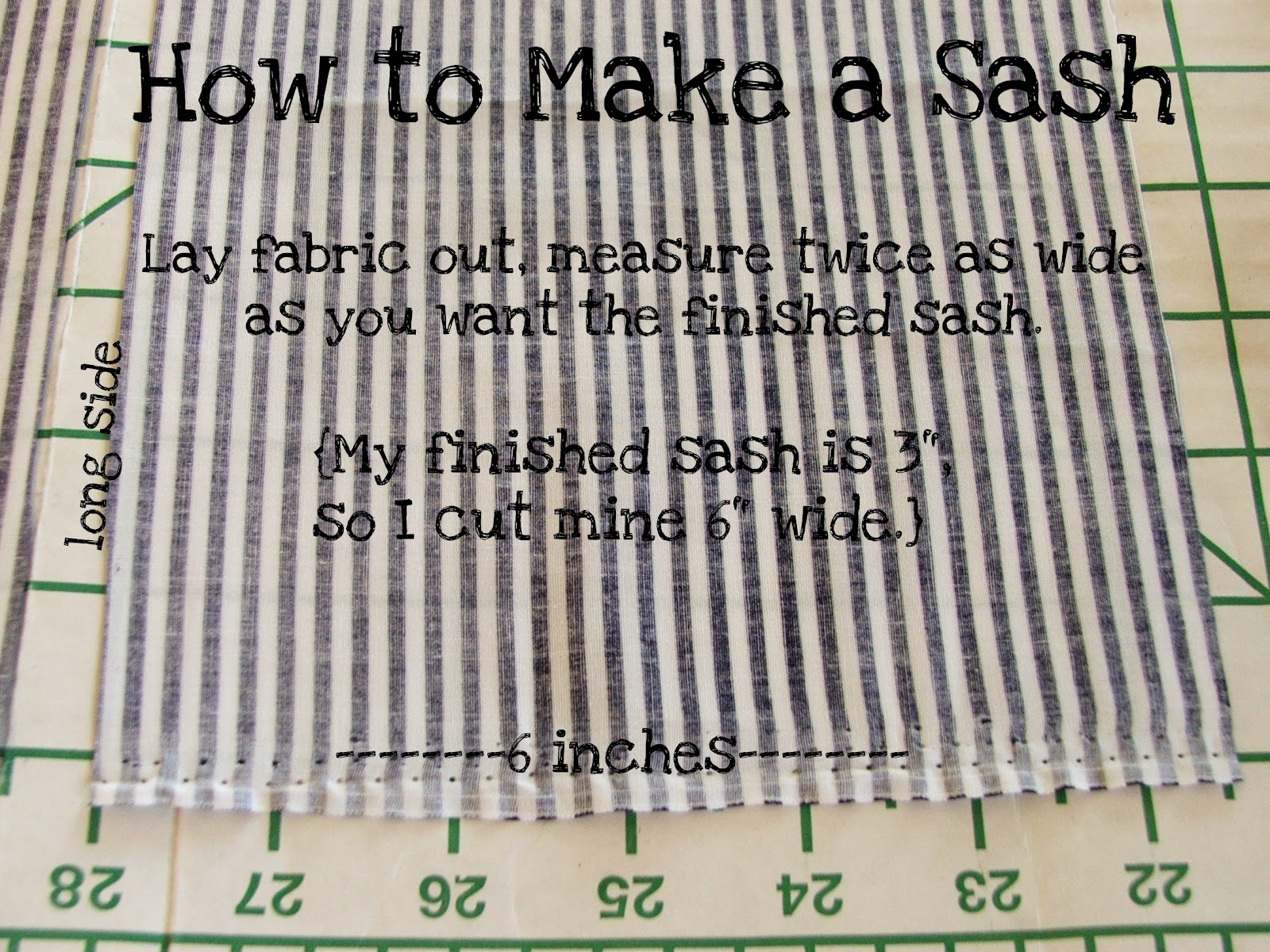 Life Is Sew Daily How To Make A Sash Tutorial life-is-sew-daily-how-to-make-a-sash-tutorial