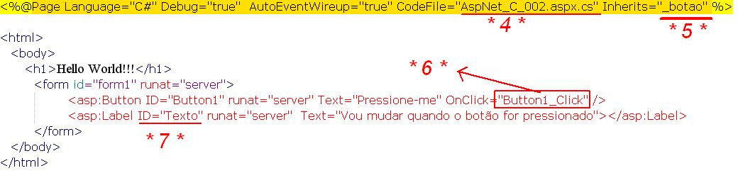 Programação Com Scripts Para Web Programa Básico Em Aspnet Com C Separação Da Classe