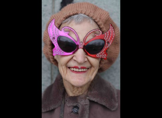 Hayku A.: 81-year-old woman/blogger shows off her outrageous eyewear ...