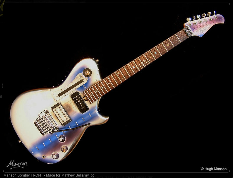 MUSE : Manson Bomber - Guitar Made for Matthew Bellamy