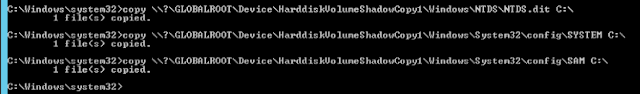 Dumping NTDS.DIT File from Active Directory