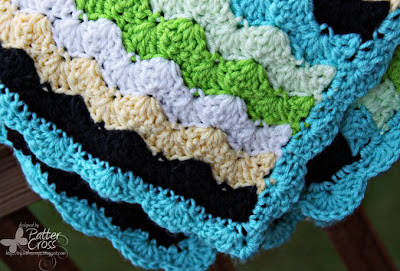 Triple the Scraps: 2 More Afghans {Complete}