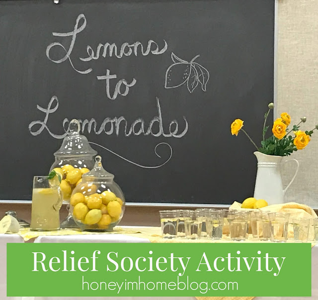Honey I'm Home: Lemons to Lemonade Activity