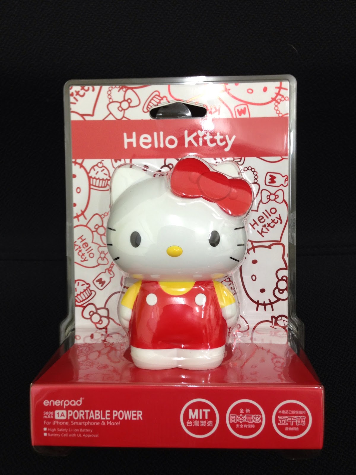 無嘴貓迷瘋狂了 HELLO KITTY 行動電源