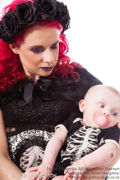 The Gothic Shop Blog: Gothic Mummy and Baby - Amaryllis Photoshoot.