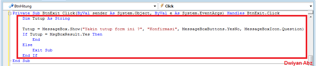 PERKENALAN DAN PERKEMBANGAN VISUAL BASIC 2008: PROCEDURE, FUNCTION DAN MODULE PADA VB. NET
