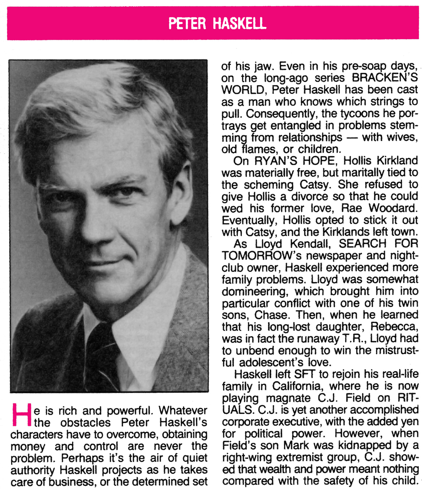 Search For Tomorrow: Soap Hoppers Part 08 of 22 - Peter Haskell