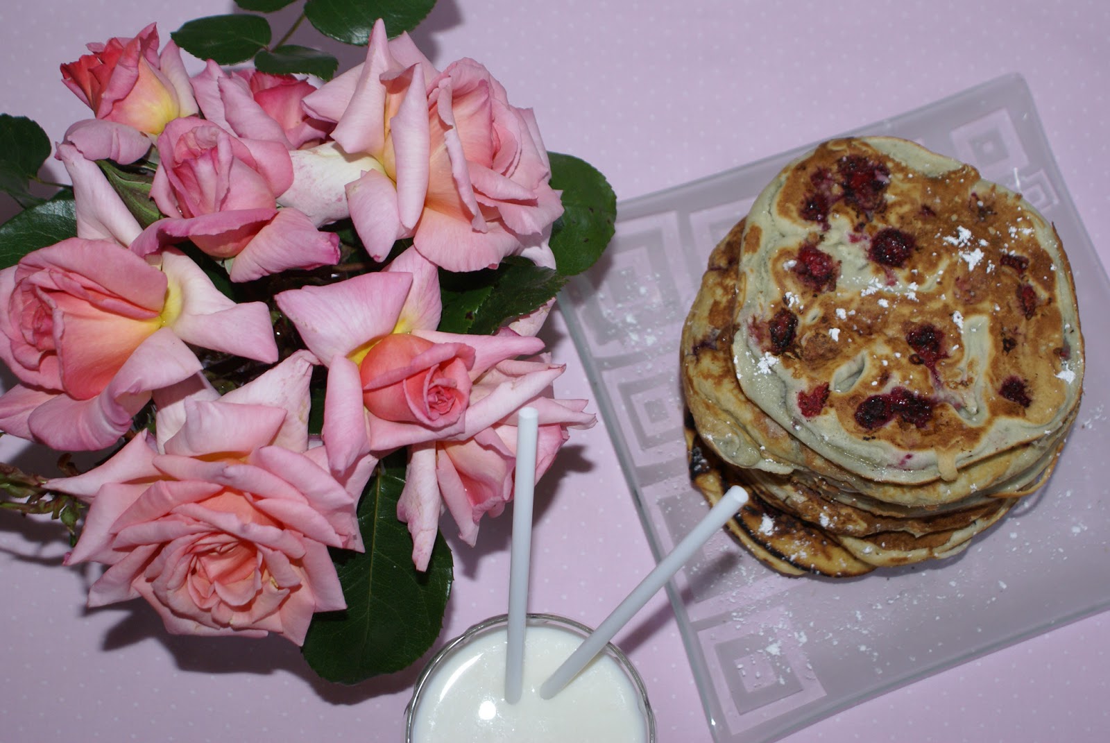 Cotton Candy: Raspberries Pancakes