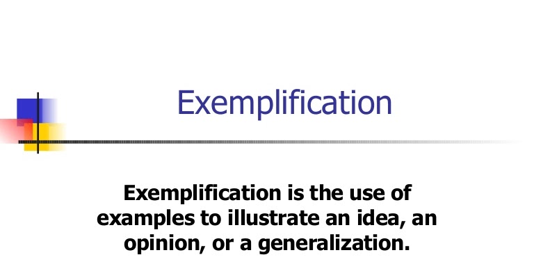 A Discourse Approach in Reading: Exemplification