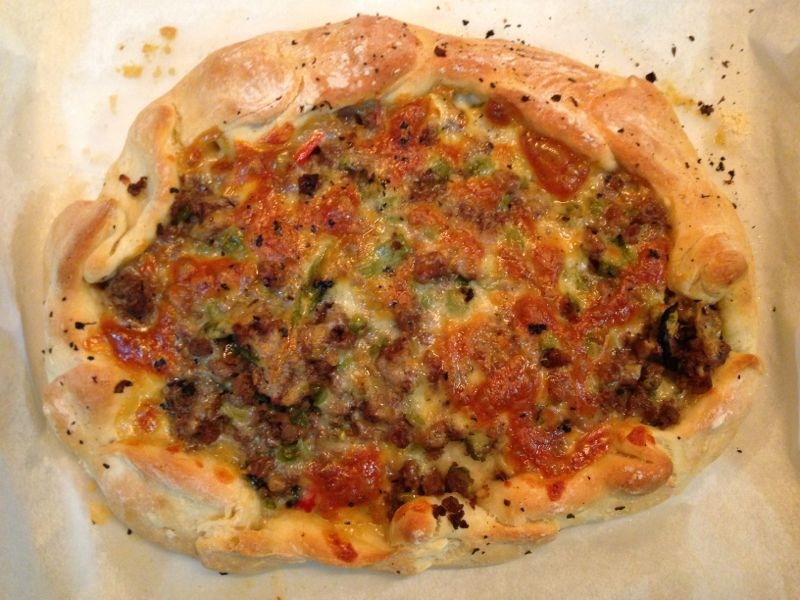 Nora Cooks: INSTANT PIZZA CRUST & LEFTOVERS