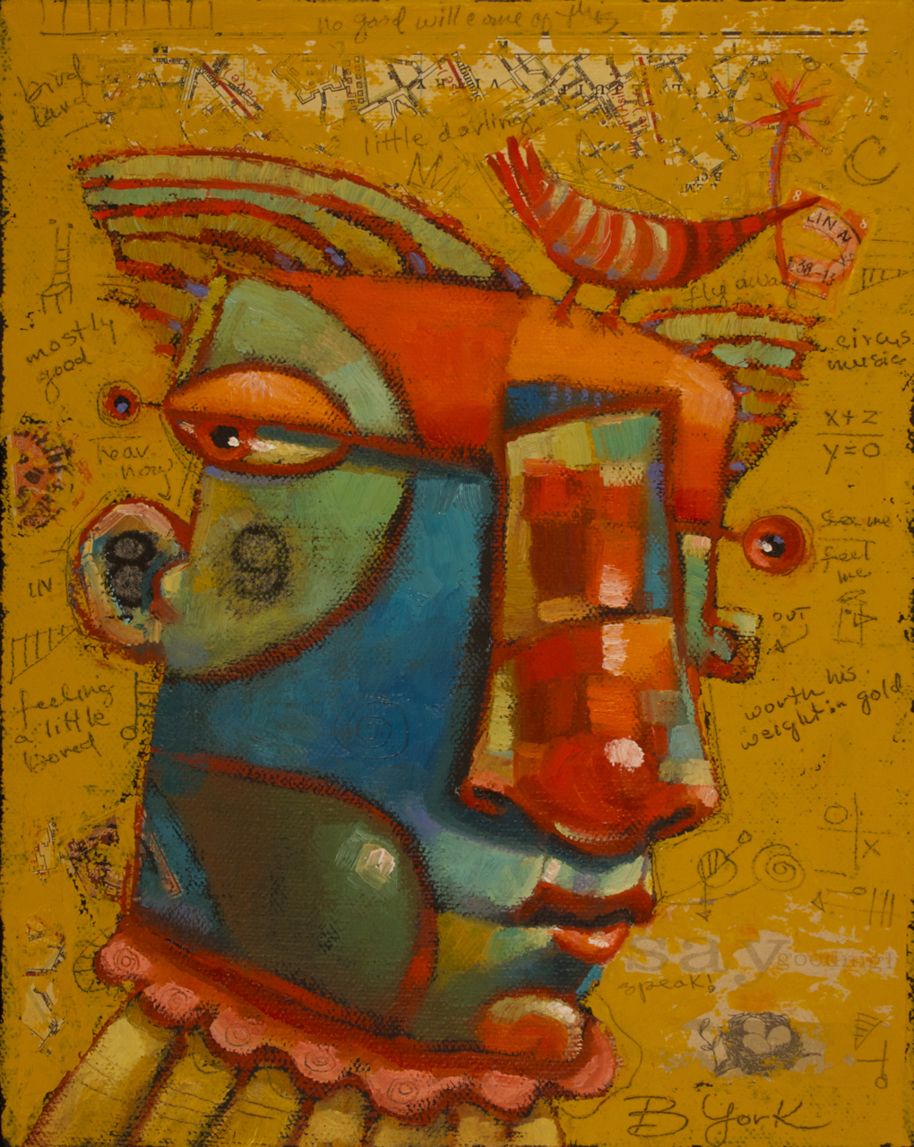 Faces : Brenda York Portrait Painted Faces