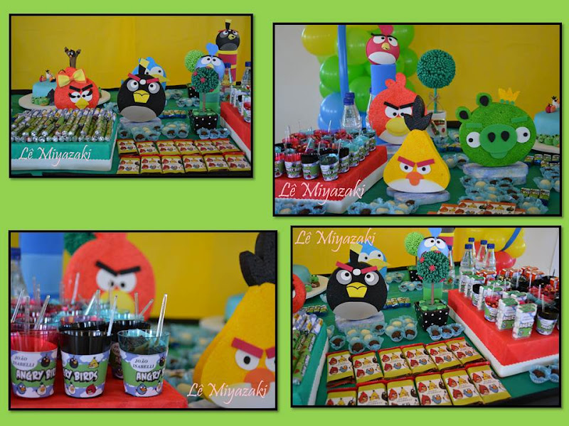 "Festa das Cores": Decoração Tema ANGRY BIRDS