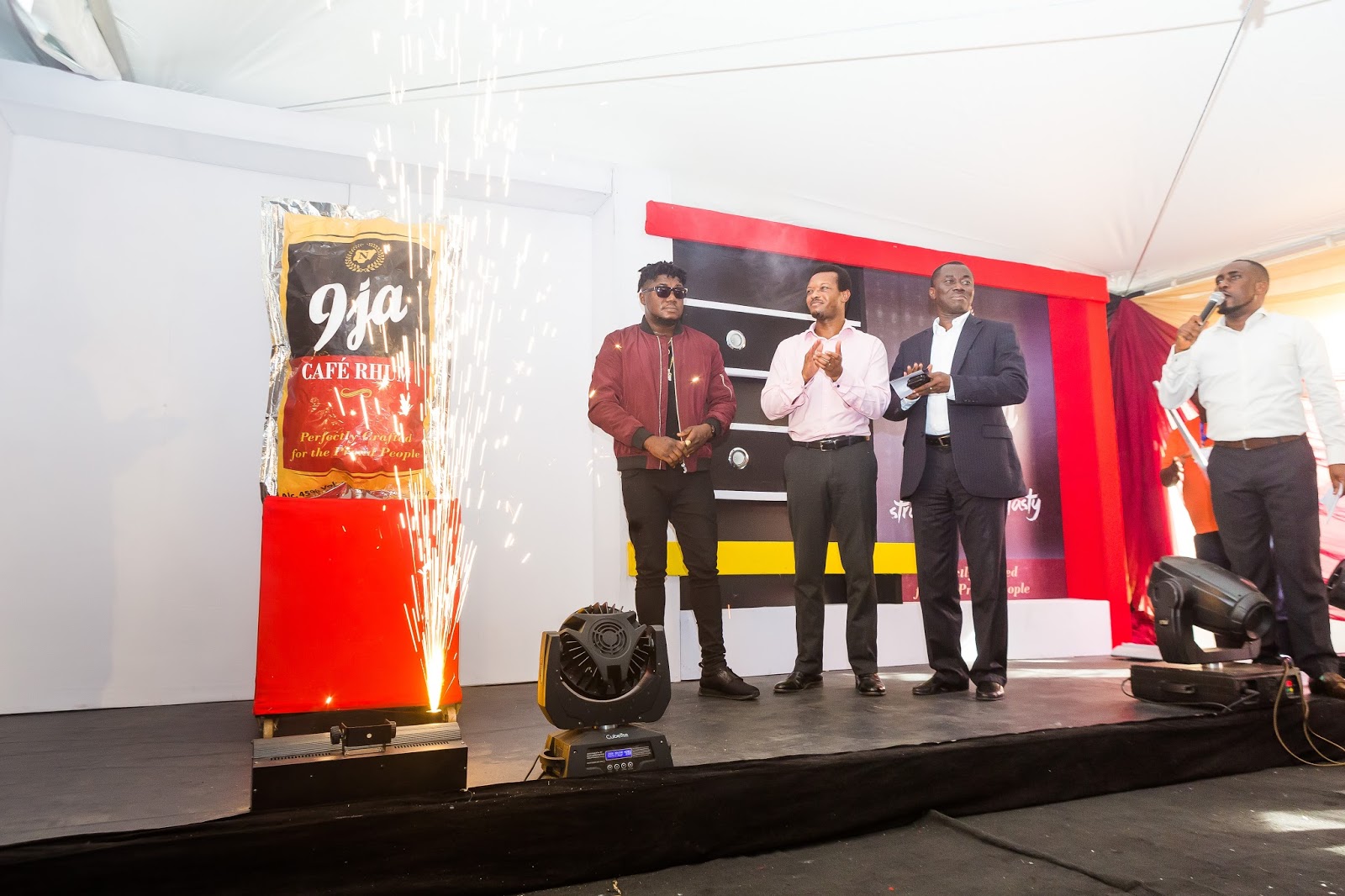 CDQ, DJ Shabsy and Owen Gee spotted at the 9ja Café Rhum Launch Event