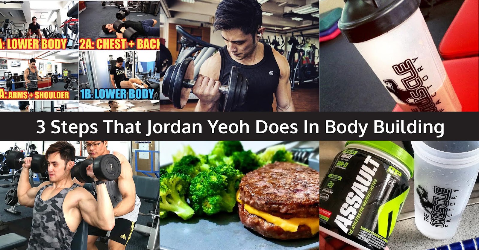 Muscle Factory: The 3 Steps Jordan Yeoh Does in Body Building
