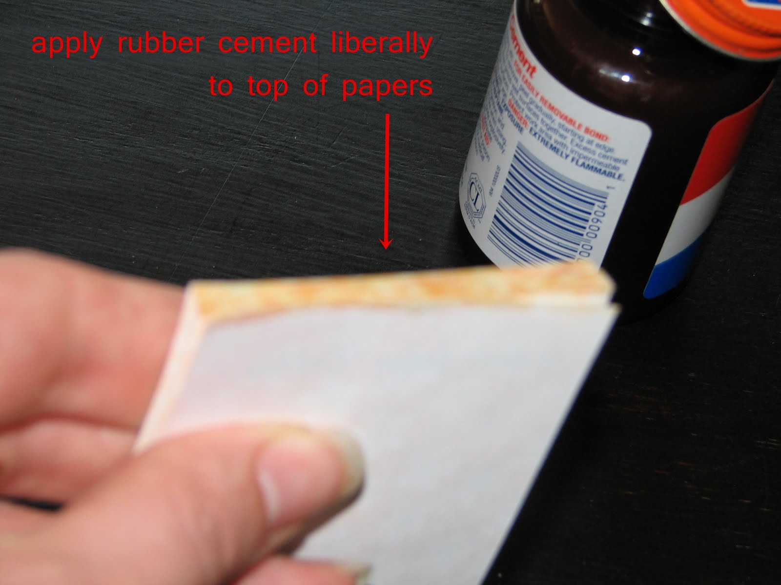 the laundry will wait: How to make a tear-out notepad