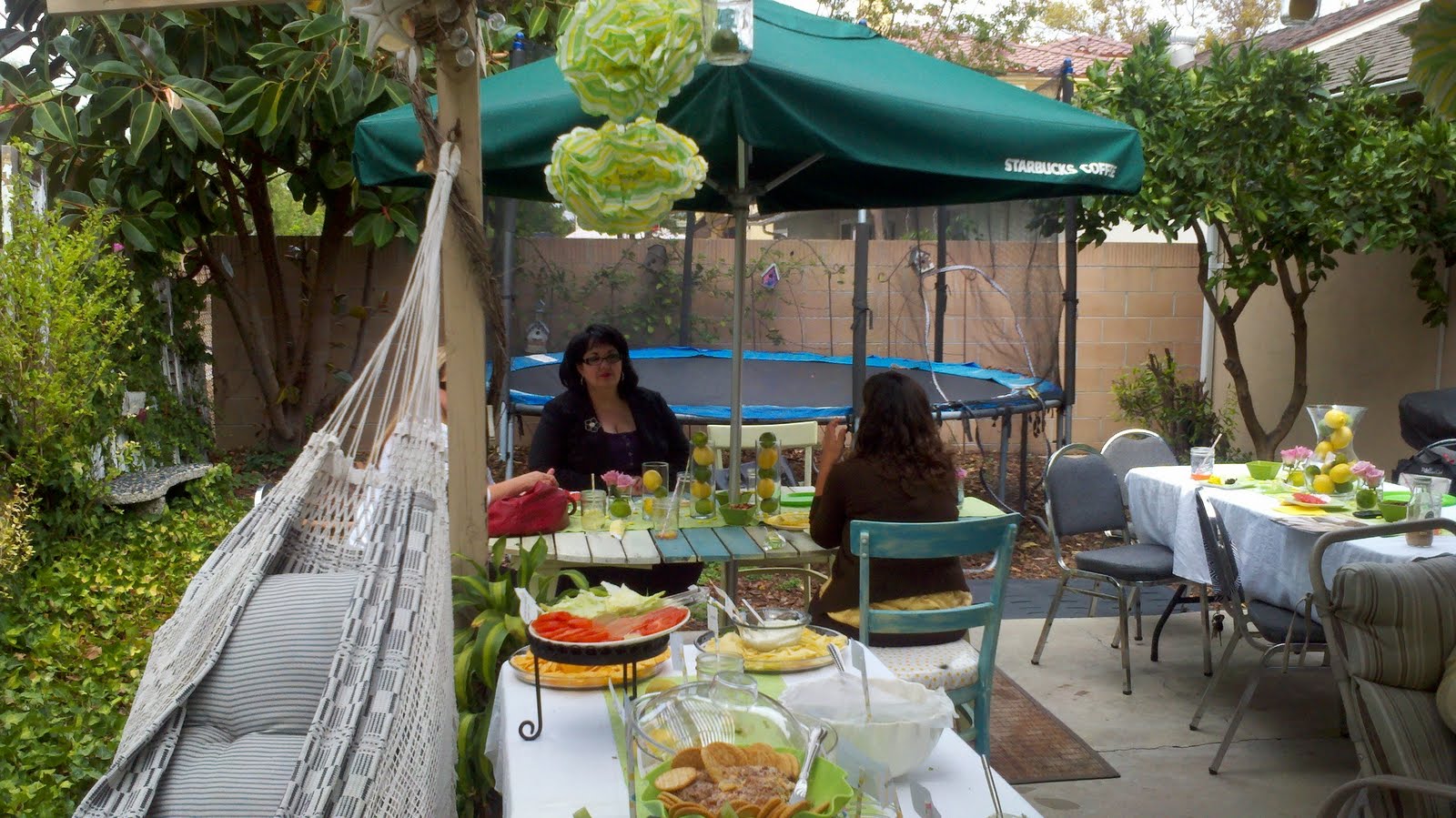 Raina Liz Party Biz: Liz's Mom's 60th Surprise Party...Lemon Lime Theme