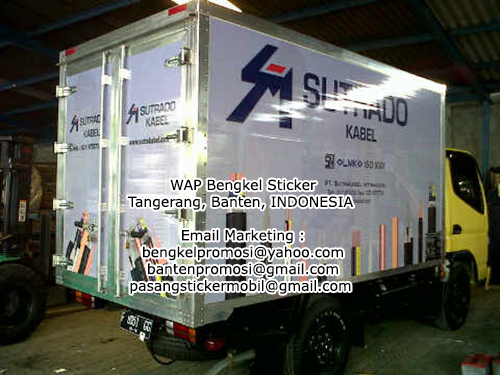 Pasang Stiker Mobil Jakarta: Sticker Branding Mobil Box