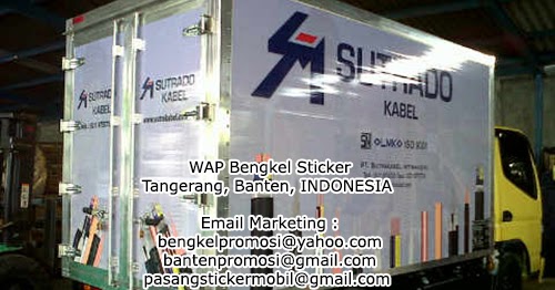 Sticker Branding Mobil Box | Promosi Sticker