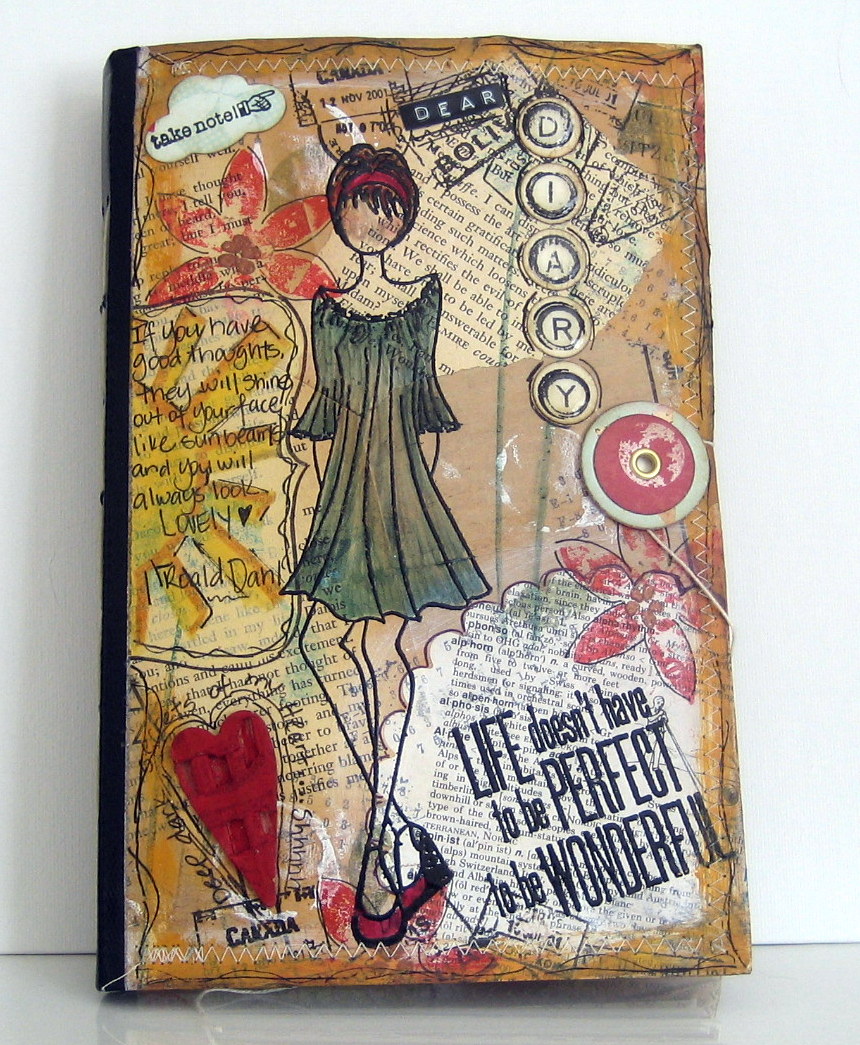 The Mixed Media Scrap Pit: A Tale of Two Journals - Part I