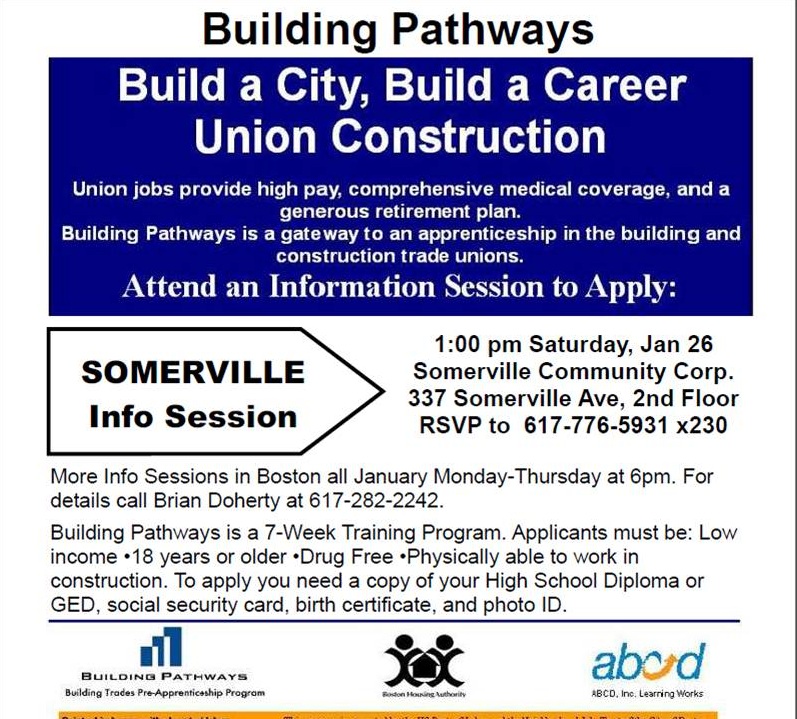 Welcome to Ward 5 Online: Building Pathways Information Session at SCC