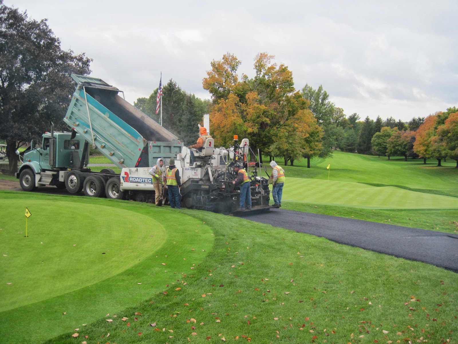 Rub of the Green: Cartpath Renovation Complete