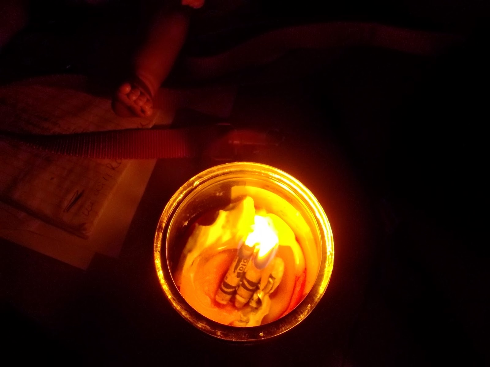 Melissas Homeschool Blog: Burning A Crayon for Emergencies and Cinnamom ...