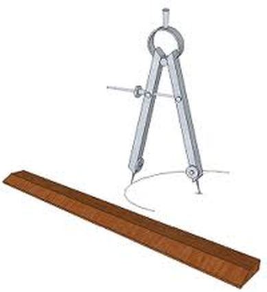 The Lost Math Lessons: Solving a Quadratic with a Straightedge and Compass