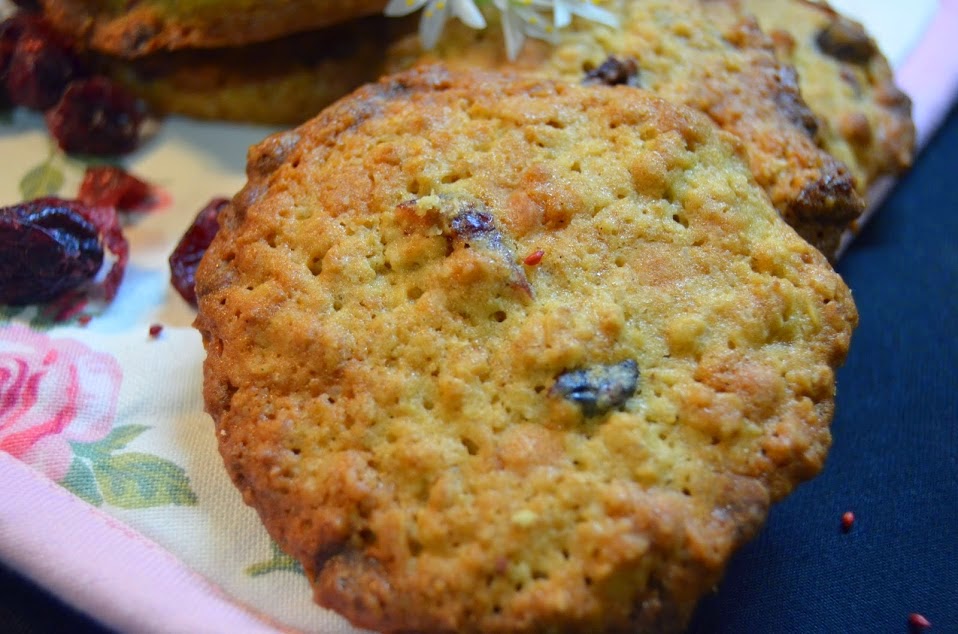 El Rincón de la Mariposa: Cookies de Arándanos y Avena