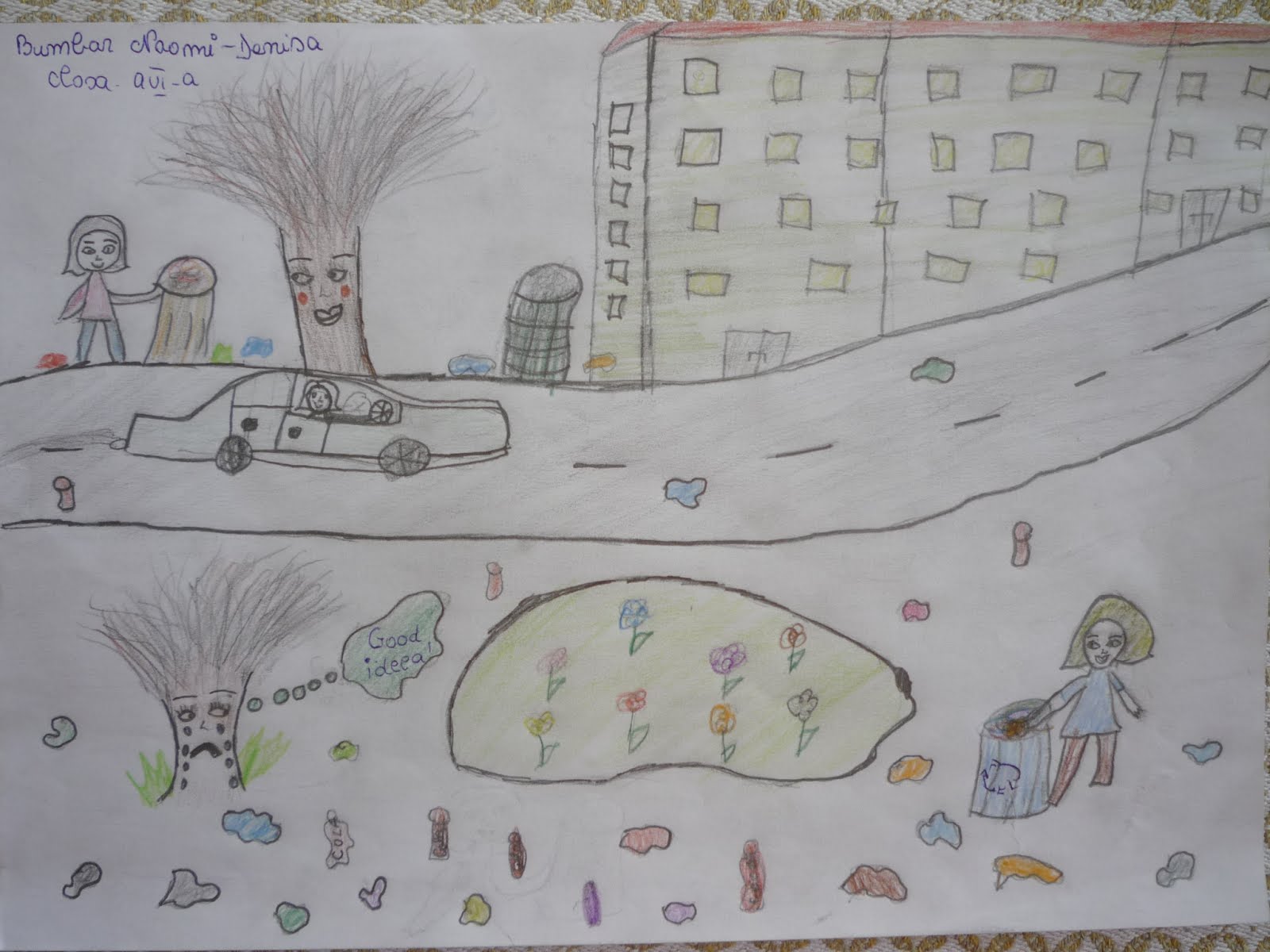 Respect-Reduce-Reuse-Recycle: Naomi's Drawing - on Waste Reduction ...