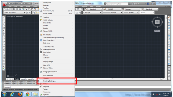 AutoCad Study: ~Menyediakan "SETTING" lukisan~