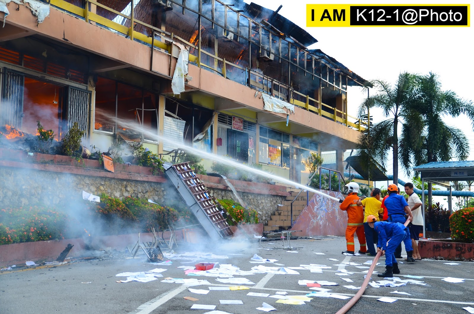 K12-1@Photo: SMK Simanggang Sri Aman Terbakar Bhgn 4