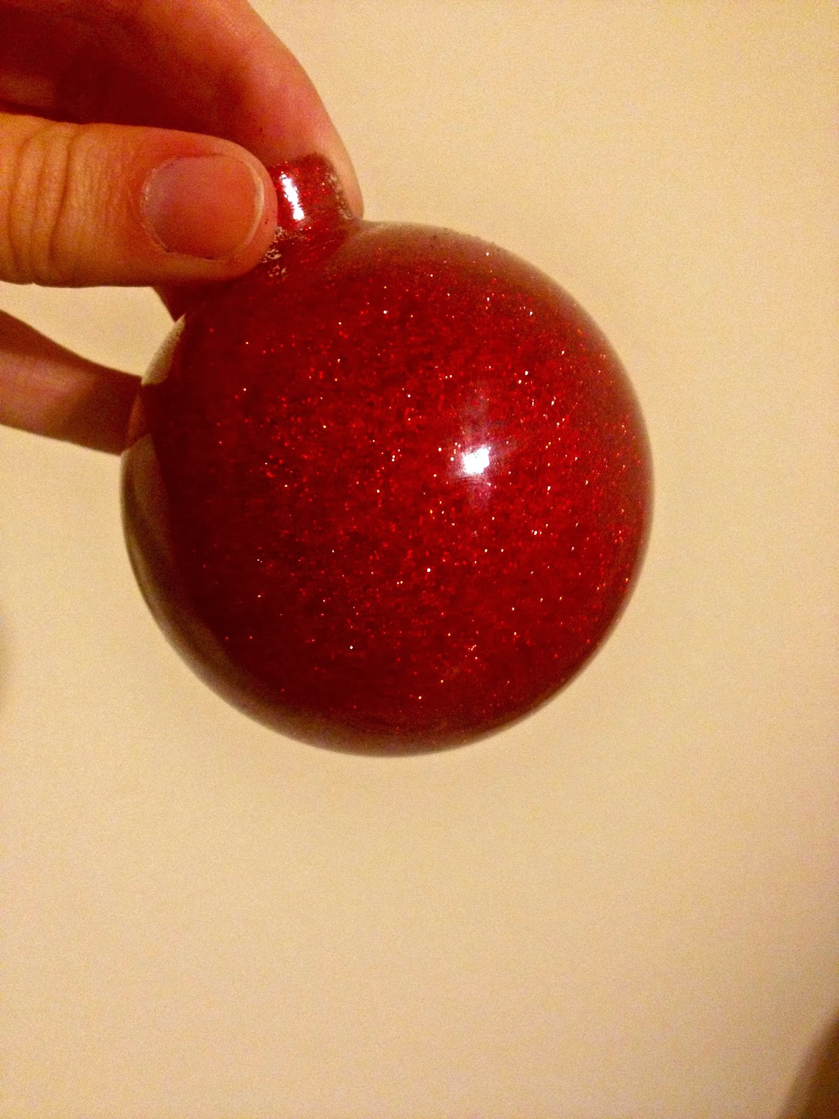 Beginning with Becca: Glittered Ornaments