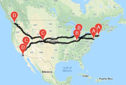 Ranting and Dreaming ...: Drawing Multiple Routes In One Map with ...