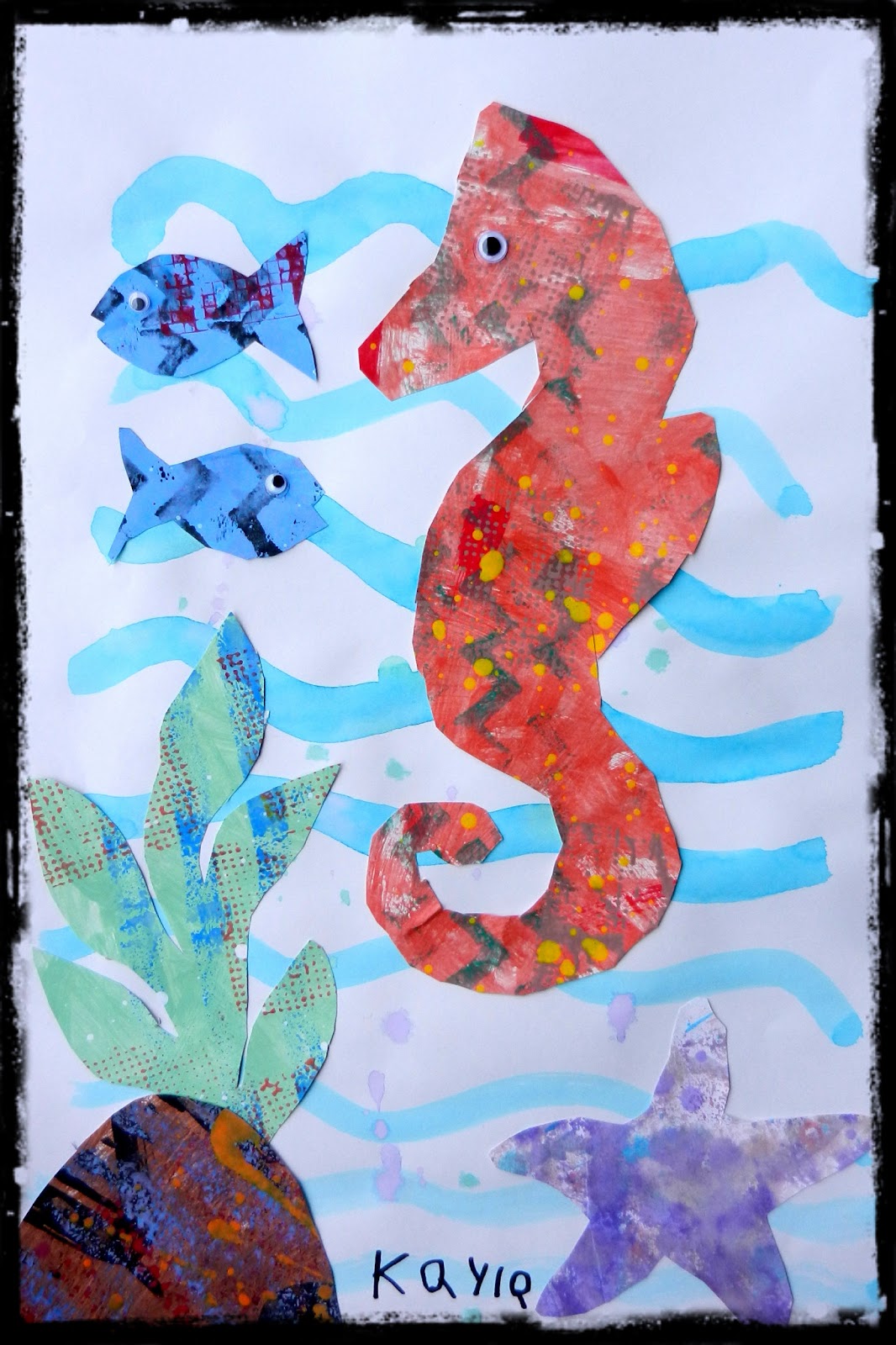 River Bliss: Seahorses Inspired by Eric Carle