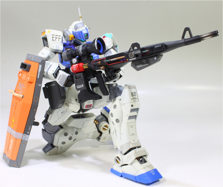 Custom Build: MG 1/100 GM Sniper II [White Dingo]