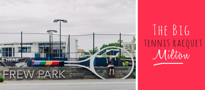 BIG THINGS OF OZ: Big Tennis Racquet - Milton