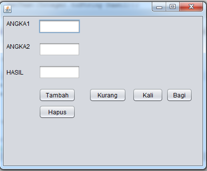 MessageBox Java Netbeans | Membuat Pesan GUI Java Netbeans ~ Materi Java Pemula