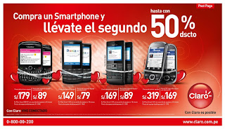 CLARO QUE TIENES MAS: Promoción Smartphone Claro