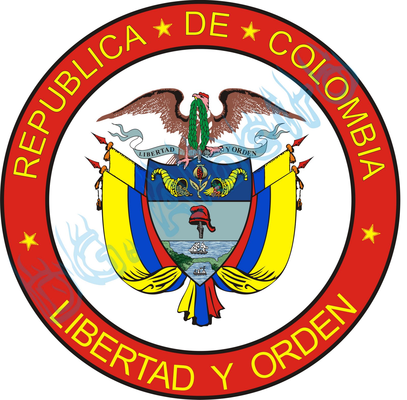 Dibujos del escudo de colombia - Imagui
