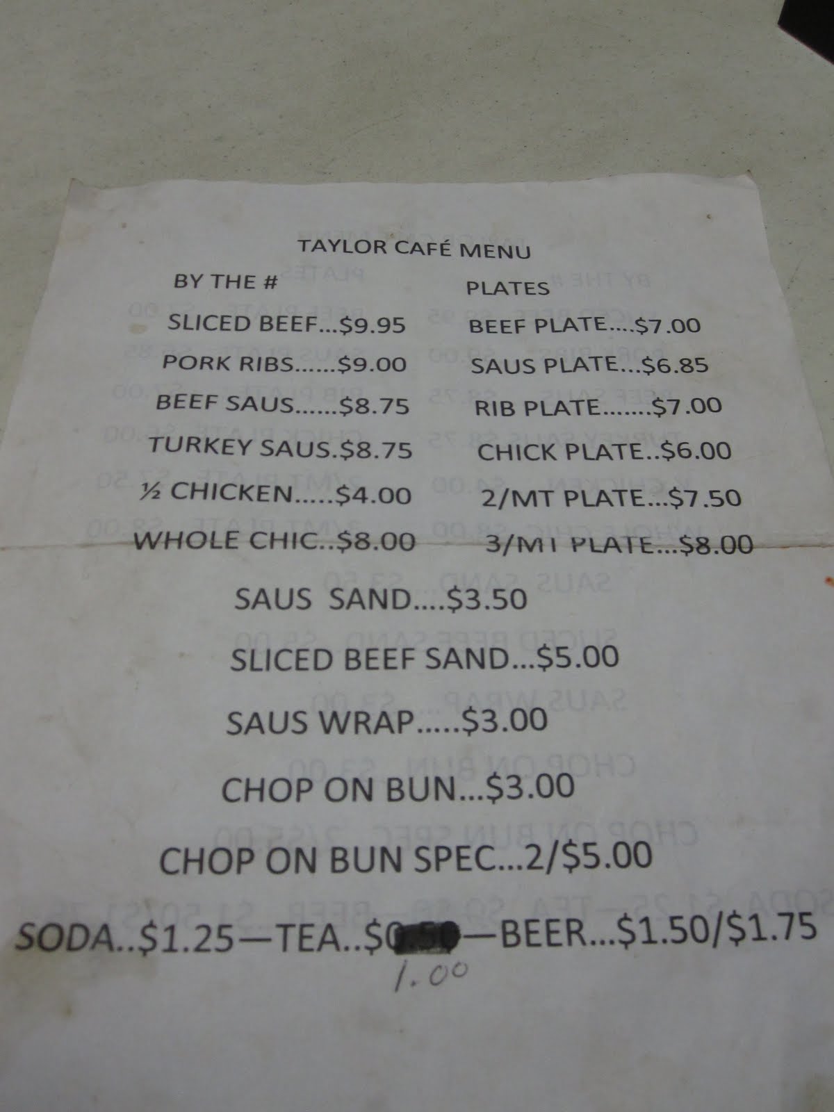 Man Up: Tales of Texas BBQ™: Inside Taylor Cafe (Taylor, TX)