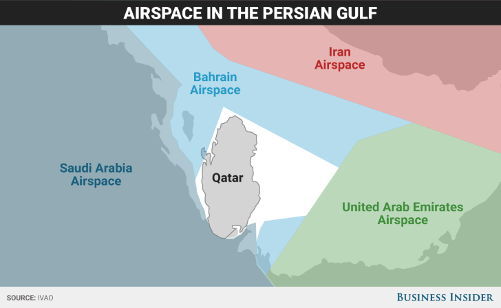 Diego Braghi: One map shows how much trouble Qatar Airways may be in
