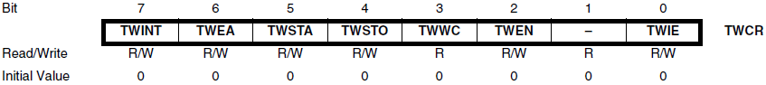 AVR(Atmega, Mega board) 배우기: twi-i2c-comm