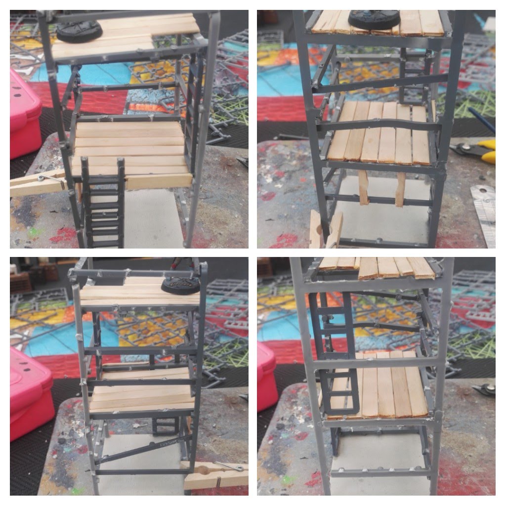 Bloodbeard's Garage: Tutorial: Scrap metal guard tower