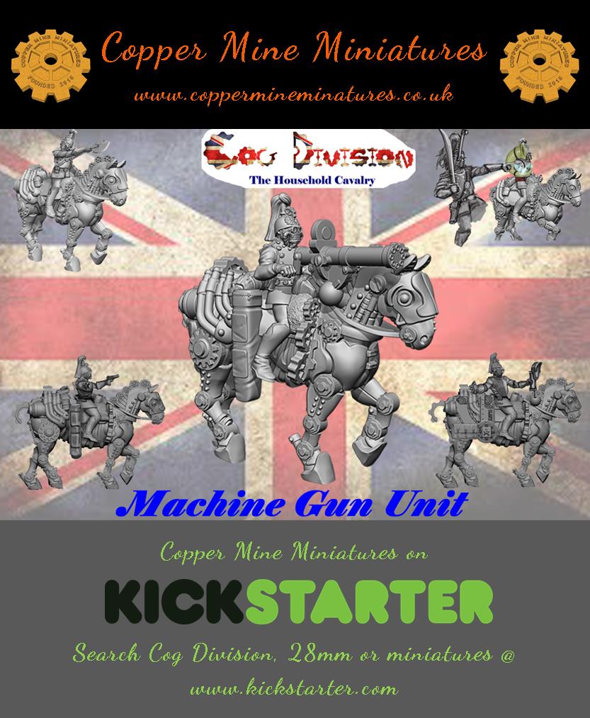 Wargame News and Terrain: Copper Mini Miniatures: Machine Gun Unit of ...