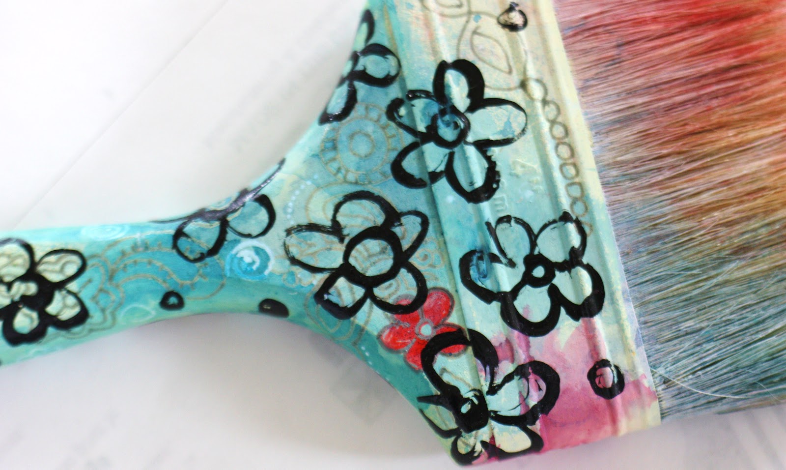 Happy Reminders: Altered Brush Project