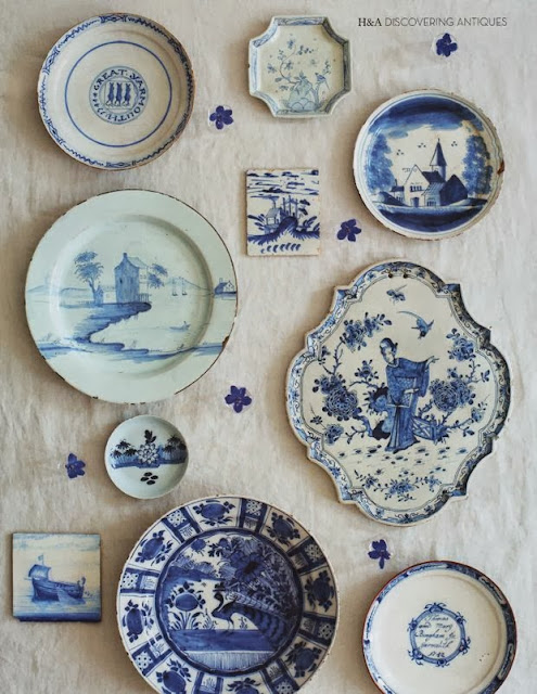 ciao! newport beach: a collection of blue and white plates